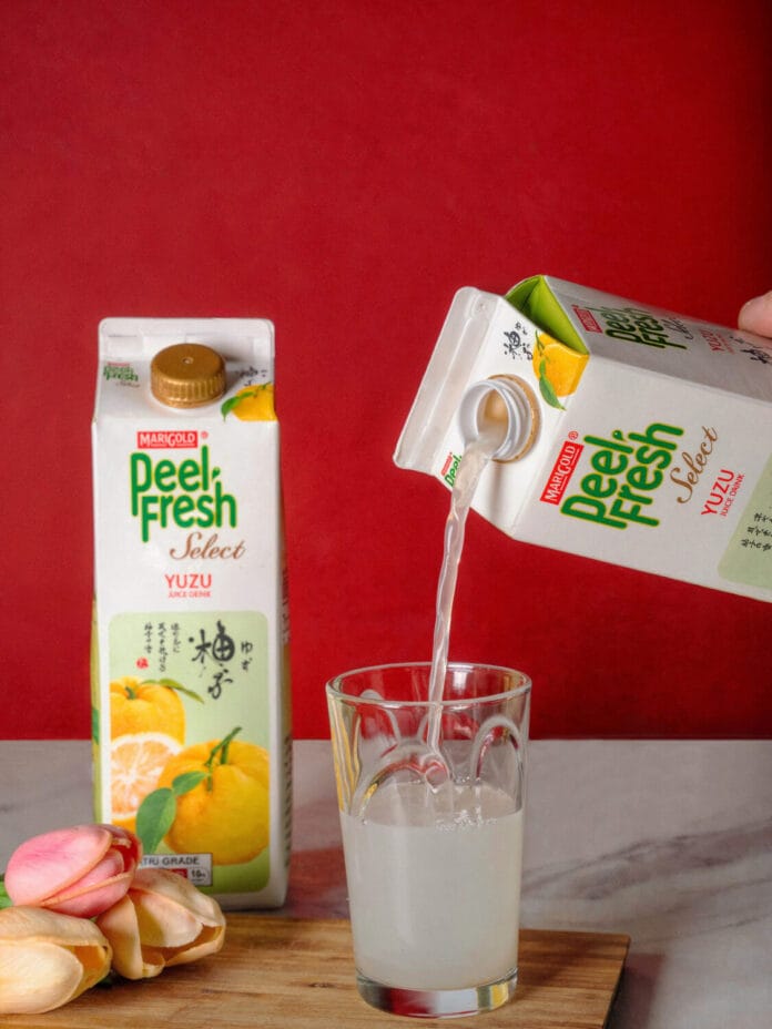年货必囤！AEON独家限定MARIGOLD Peel Fresh柚子口味，健康又好喝！